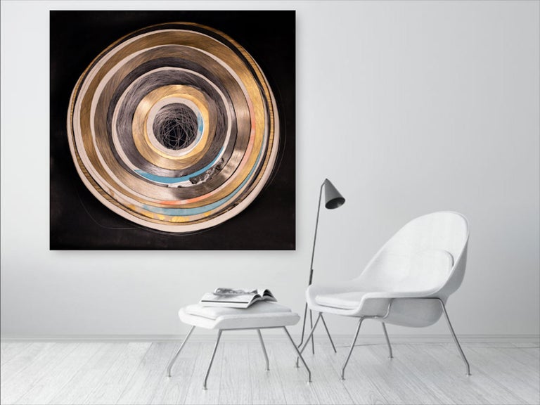 Carali McCall - Circle Drawing: 10 Layers For Sale at 1stDibs