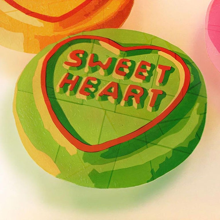 Simon Dry - Sweet Lover - Pop Art Collage using British sweet wrappers ...