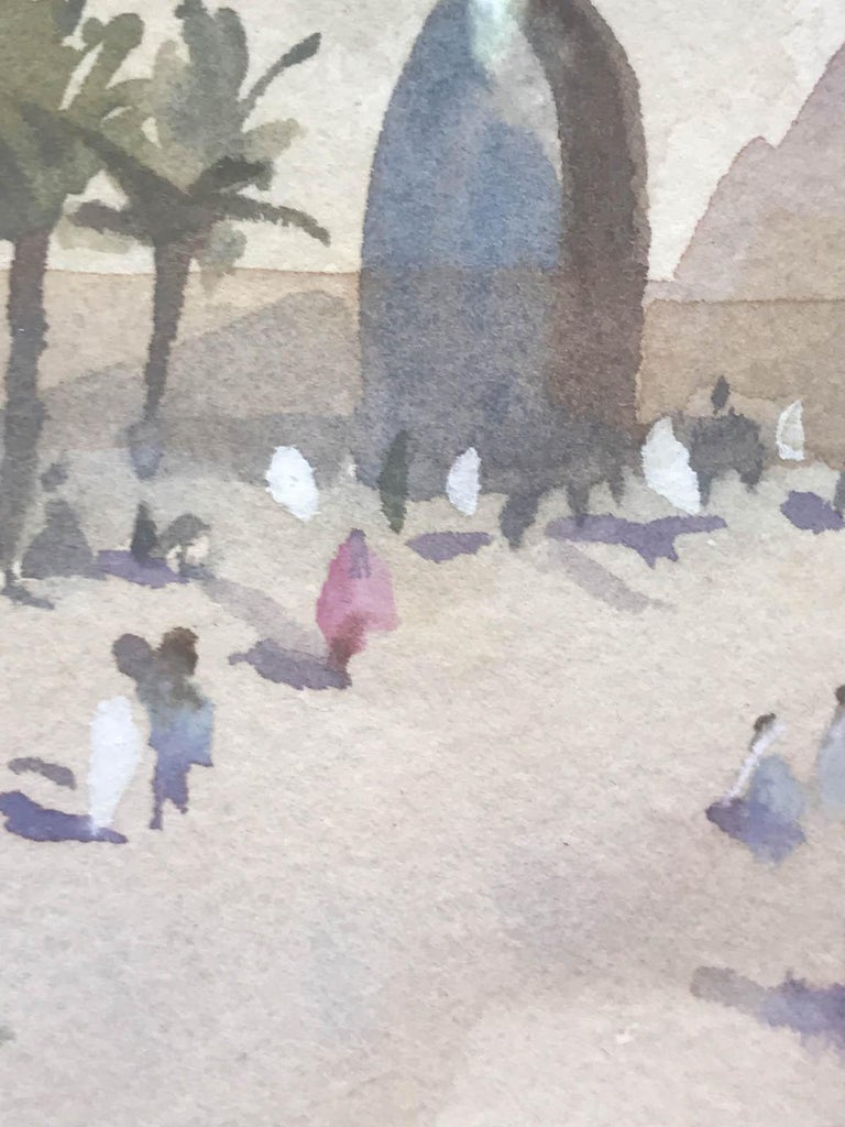 Trevor Waugh - Trevor Waugh, Walls of Marrakech, Original Framed ...