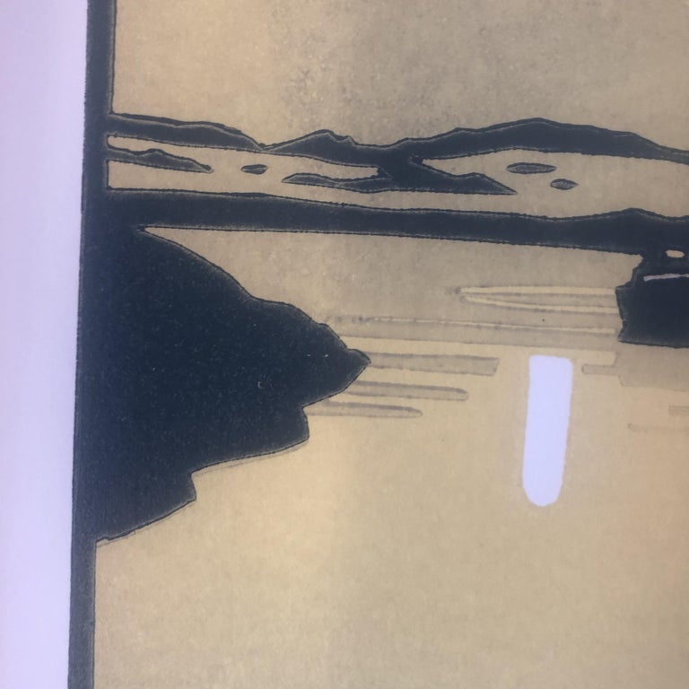 Colin Moore - The Creek, Colin Moore, Limited Edition Linocut Print ...