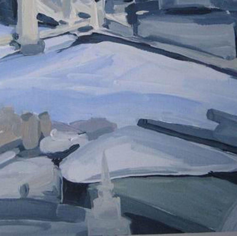 Sarah Adams - City Hall and Tower Bridge BY SARAH ADAMS, Cityscape Art ...