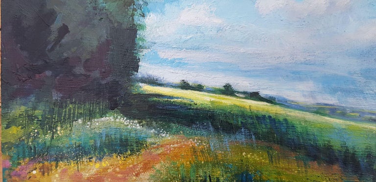 Sharon Williams - Sharon Williams, Blue Skies, Bright Painting ...