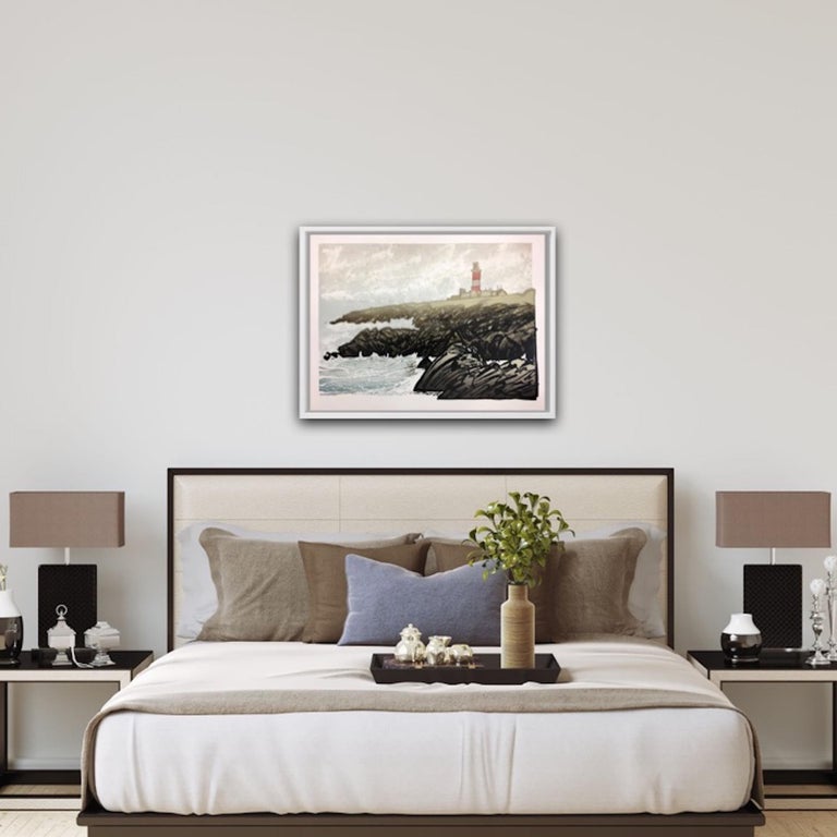 Ian Phillips - Ian Phillips, Lighthouse, Limited Edition Seascape Print ...