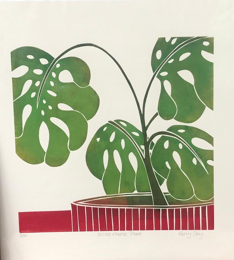 Kerry Day - Kerry Day, Swiss Cheese Plant, Limited Edition Print ...