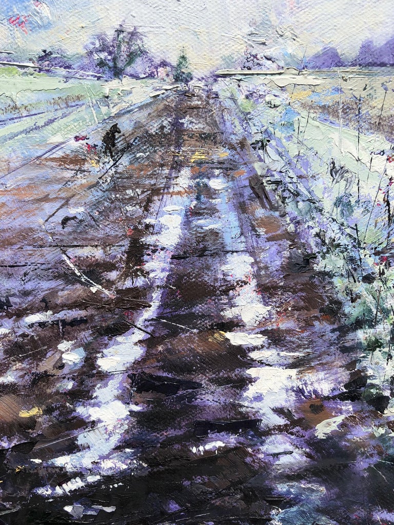 Angela Gordon-Webb - Winter Dog Walk BY ANGELA GORDON-WEBB, Original ...