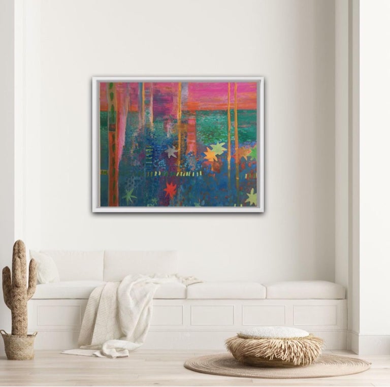 Teresa Pemberton - Teresa Pemberton, Floating Garden, Original Abstract ...