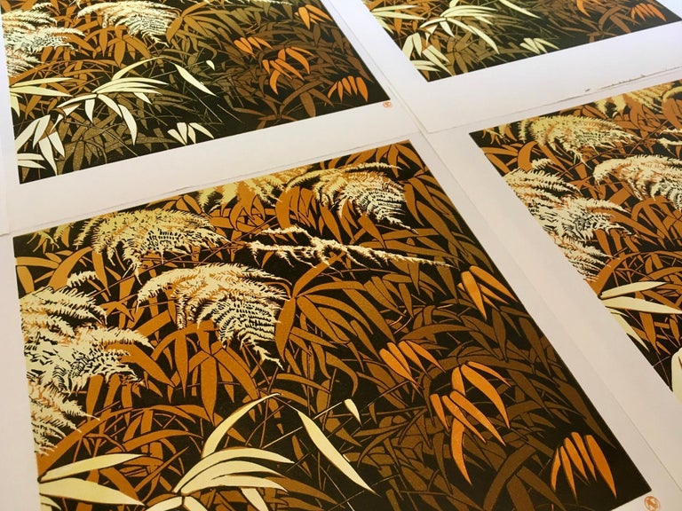 Susan Noble - Susan Noble, Autumn Ferns, Limited Edition Print ...