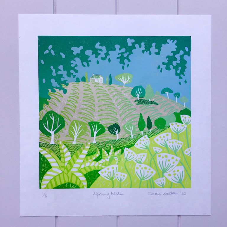 Sarah Weston - Sarah Weston, Spring Walk, Limited Edition Print ...
