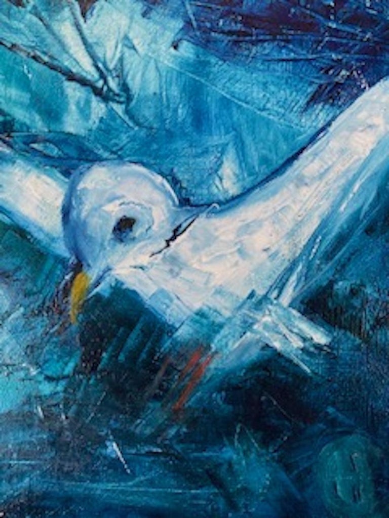 Henrietta Caledon - Henrietta Caledon, Seagulls, Original Oil Painting ...