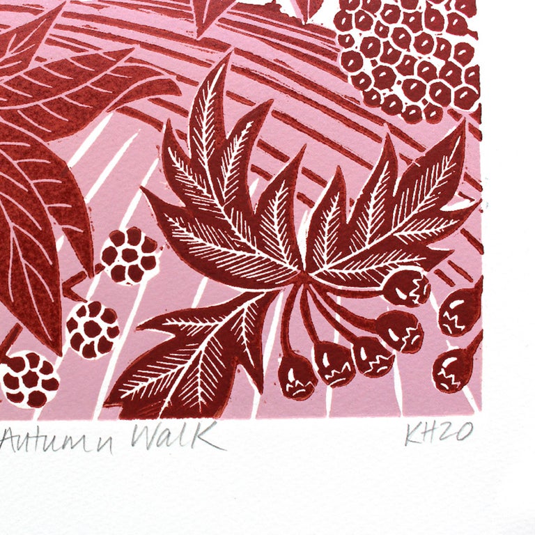 Kate Heiss - Kate Heiss, Autumn Walk, Affordable Art, Landscape Art ...