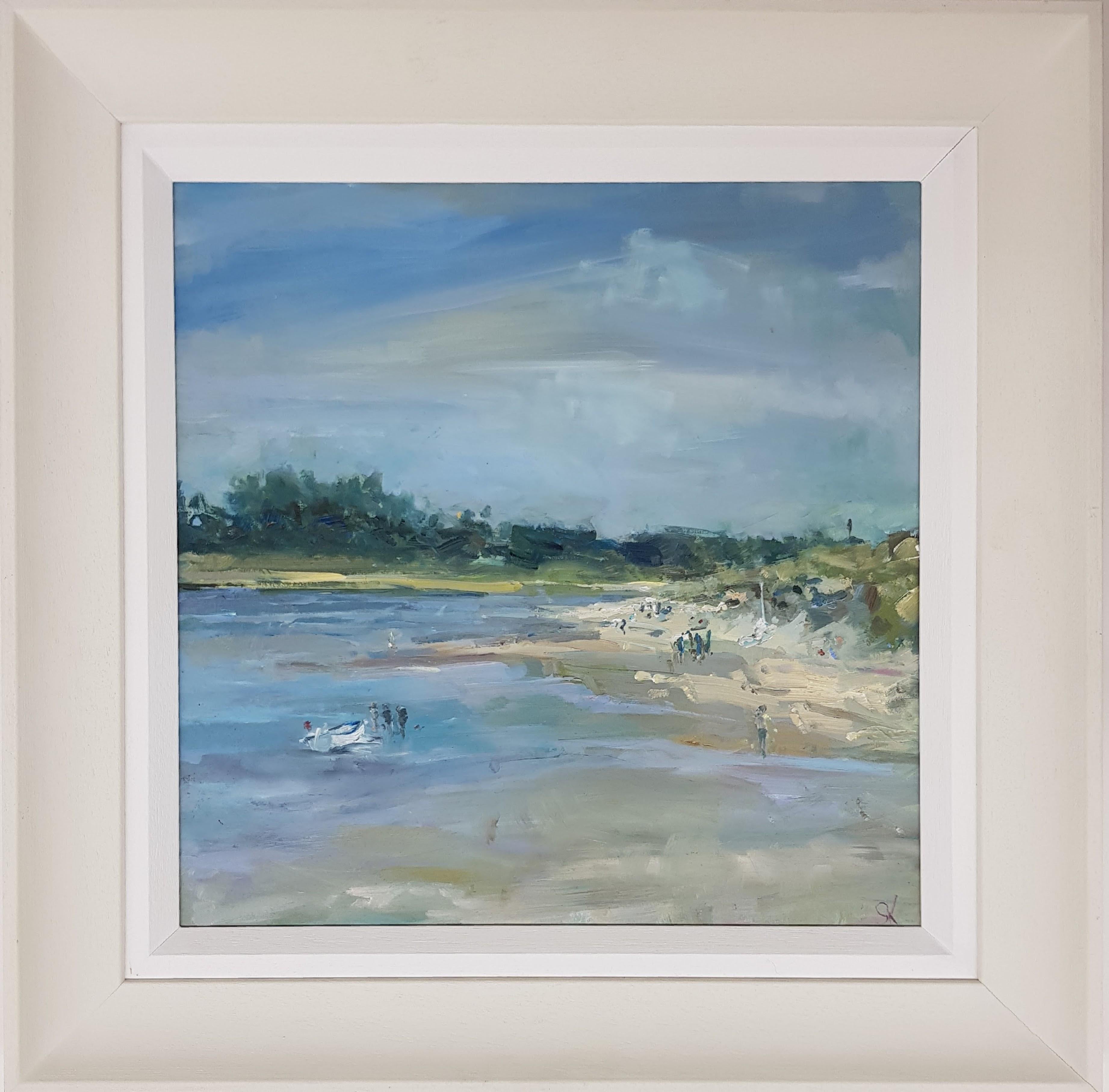 Stephen Kinder - Stephen Kinder, Low Tide Coming, Original Landscape ...