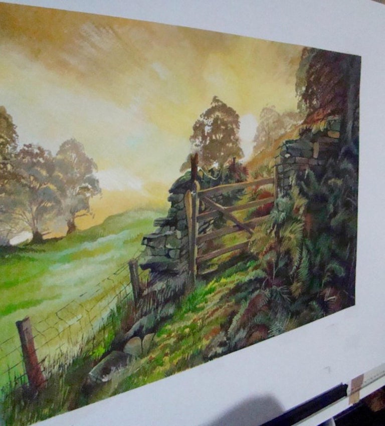 David Truman - David Truman, Autumnal Dawn, Landscape Art, English ...
