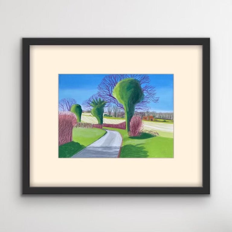 Cornelia Fitzroy - Heckingham, Towards the Barns by Cornelia Fitzroy ...