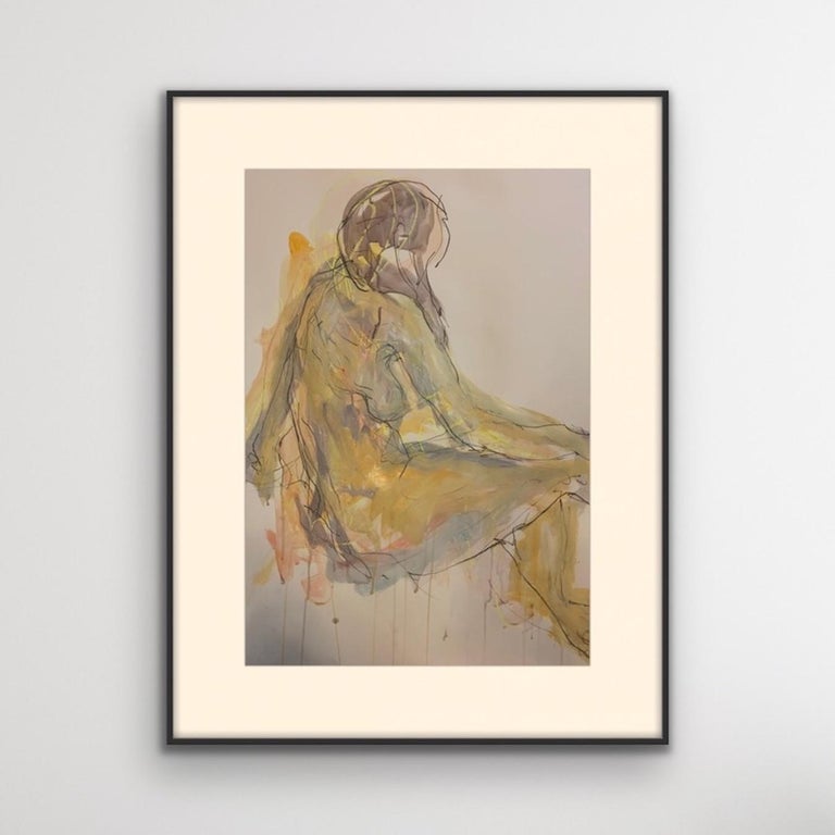 Judith Brenner - Sophie Seated 2, Judith Brenner, Original life drawing ...