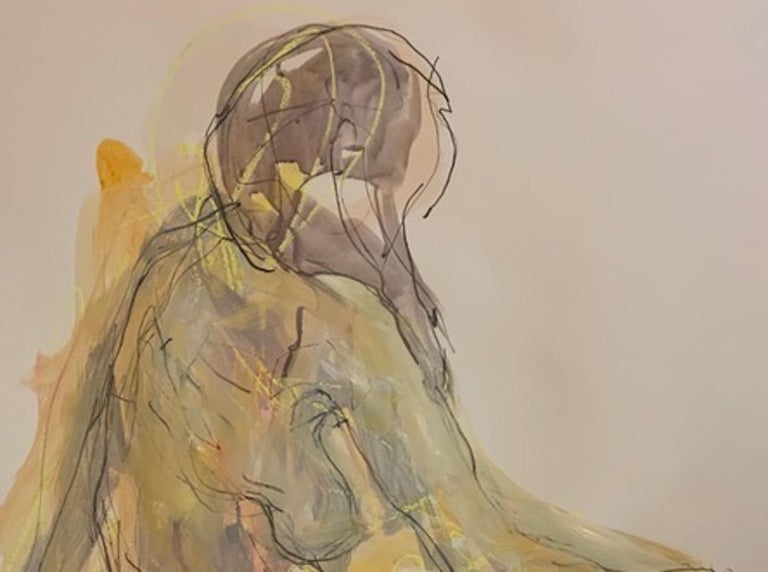 Judith Brenner - Sophie Seated 2, Judith Brenner, Original life drawing ...
