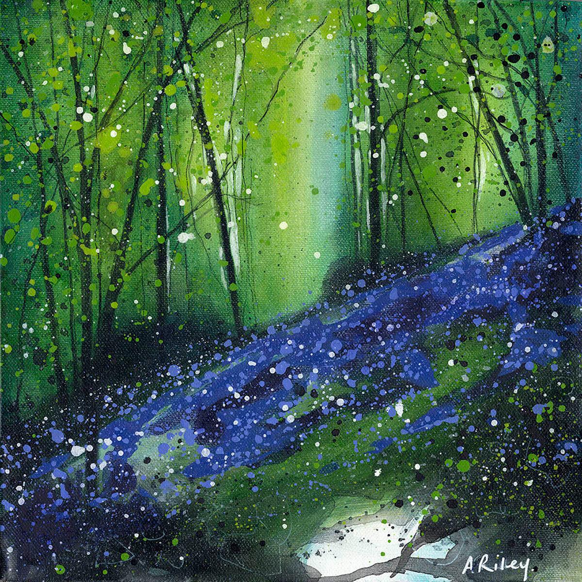 Adele Riley - Adele Riley, Bluebell Wood, Original Contemporary ...