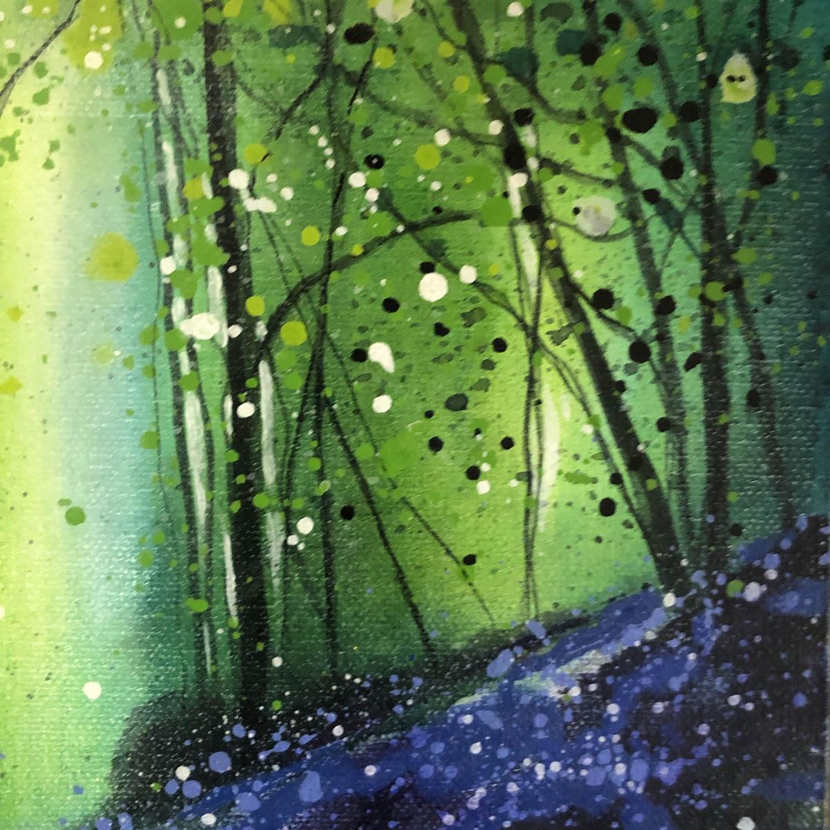 Adele Riley - Adele Riley, Bluebell Wood, Original Contemporary ...