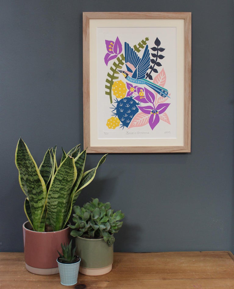 Kate Heiss - Balearic Sunshine by Kate Heiss, Bee-eater, tropical ...