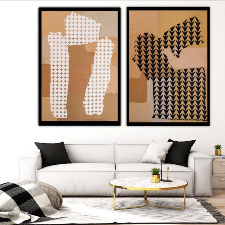 Nicola Grellier - Nicola Grellier, Femmage, Monochromatic Diptych ...