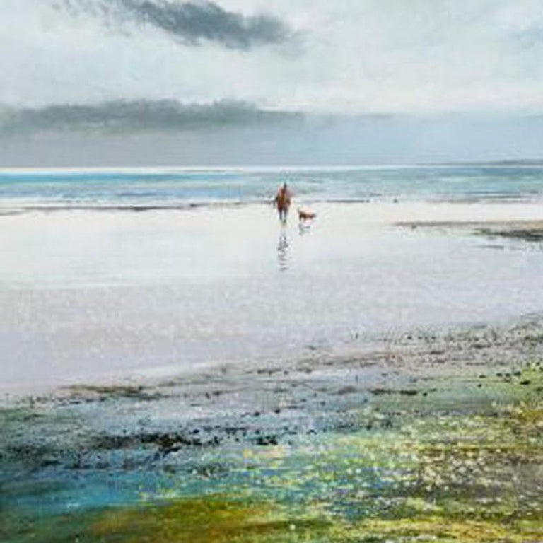 Michael Sanders - Michael Sanders, A Bracing Walk - Large Canvas Print ...