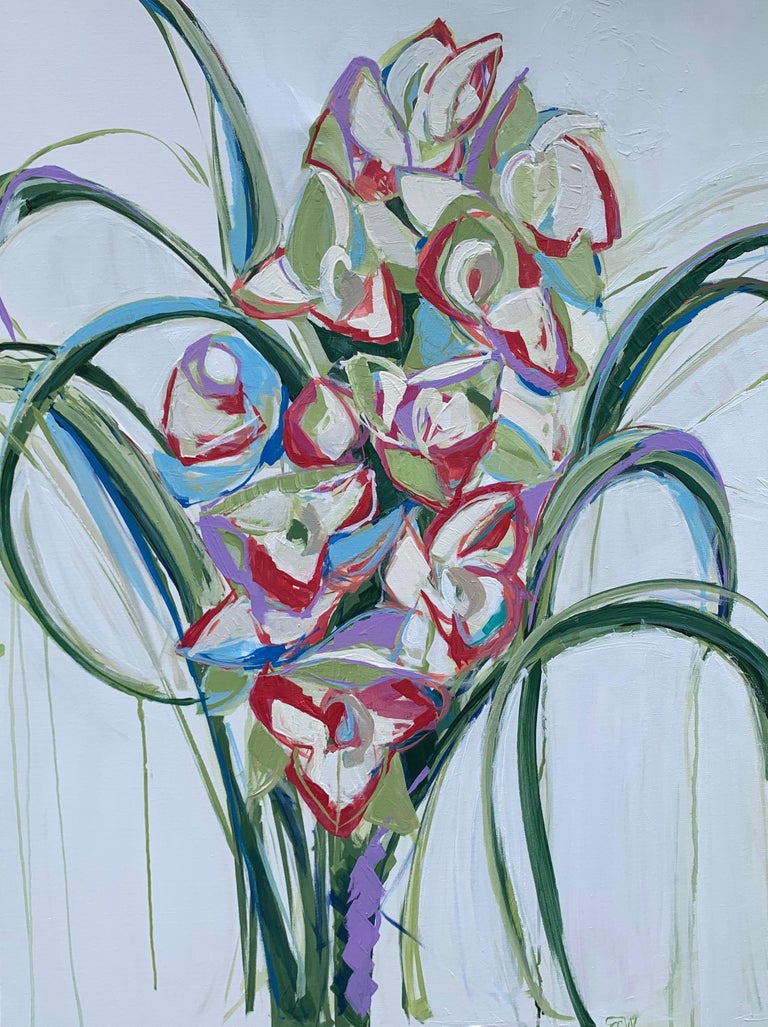 Sarah Caton Wynne - The Orchids by Sarah Caton Wynne, Large Vertical ...