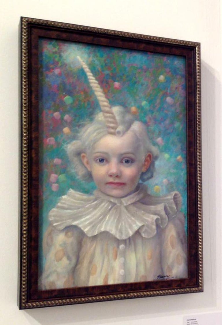 Carrie Pierce - Unicornelia - figurative whimsical oil contemporary ...