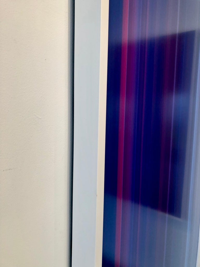 Oz Van Rosen - Midnight Blue - Glitch Art/Framed For Sale at 1stDibs