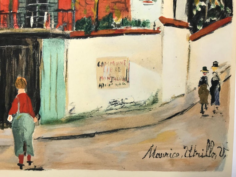 Maurice Utrillo - Maurice Utrillo Montmartre at 1stDibs