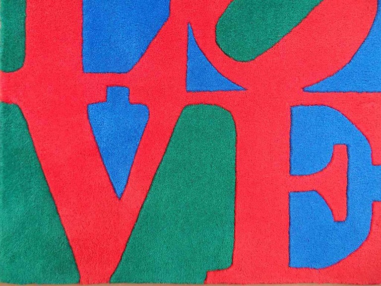 Robert Indiana - Wool Carpet Love by Robert Indiana For Sale at 1stDibs