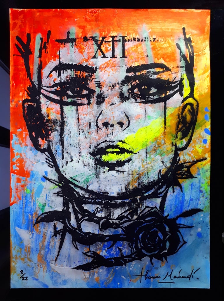 Thomas Mainardi - Caesaris Naturae Mysteria - orange For Sale at 1stDibs