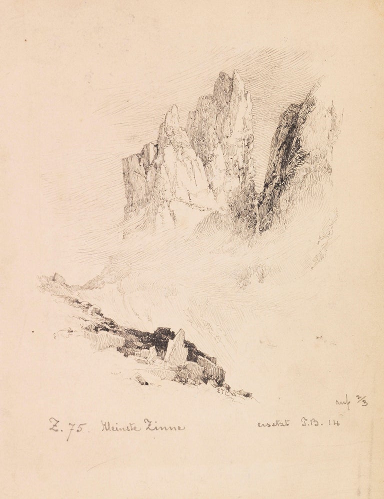 Edward Theodore Compton - Kleinste Zinne - Original China Ink Drawing ...