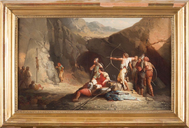 Unknown - Archery - Oil on Canvas by an Anonymous French Master end of ...