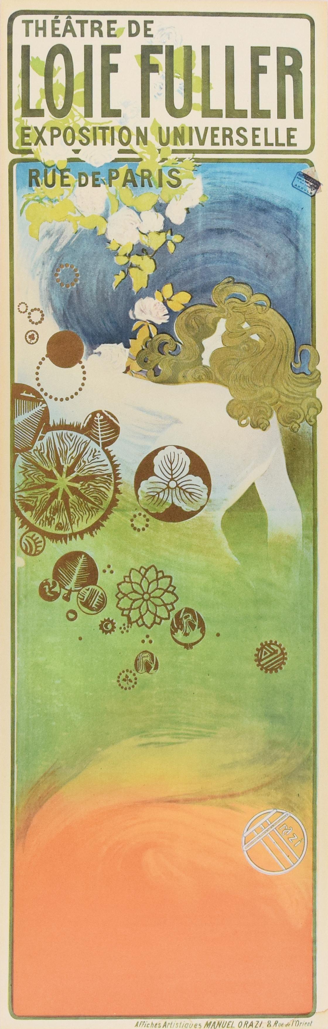 Manuel Orazi (After) - Theatre De Loie Fuller - Vintage Offset Print ...