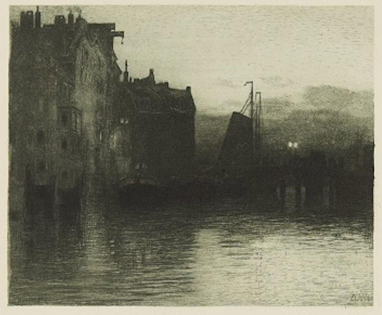 Hans Herrmann - Dordrecht - Original Etching by Hans Herrmann - 1904/5 ...