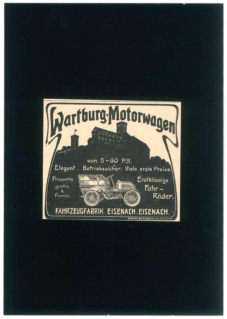 Unknown - Wartburg Car Advertising - Original Vintage Advertising on ...
