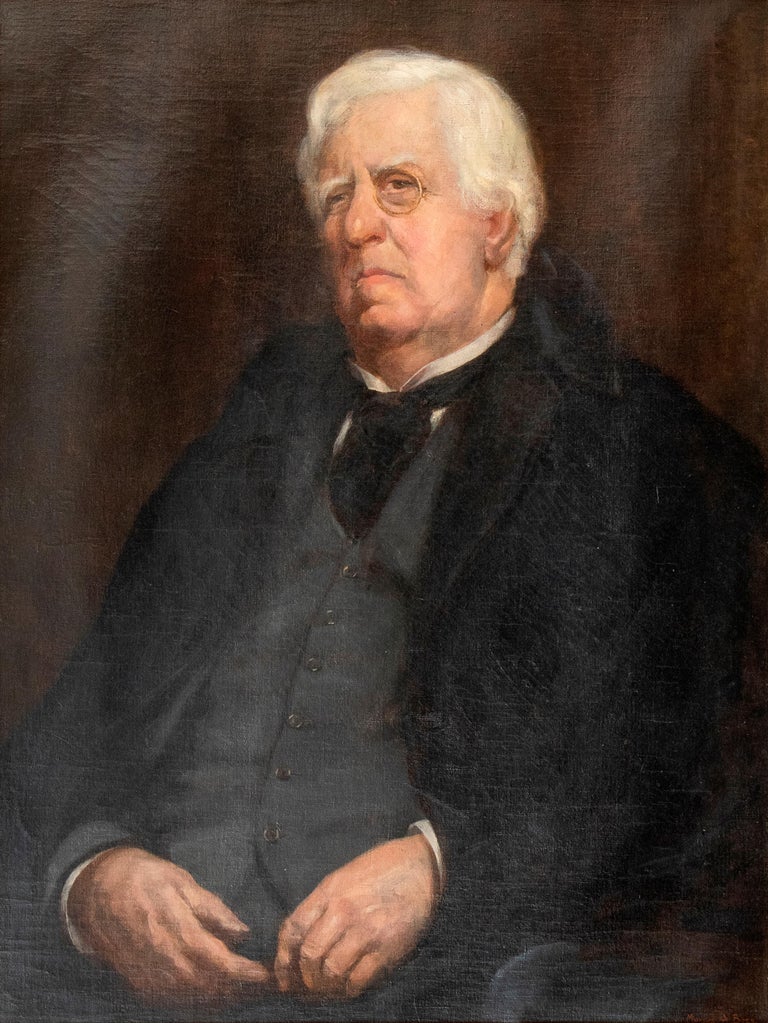 Marcus Arthur Boss - Portrait - Original Oil on Canvas by M.A. Boss ...