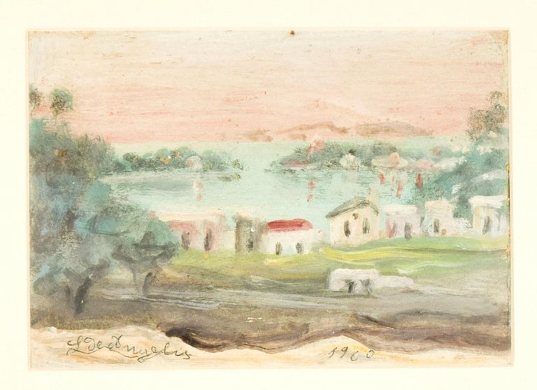 Luigi de Angelis - Ischia Island - Oil on Panel by Luigi de Angelis ...