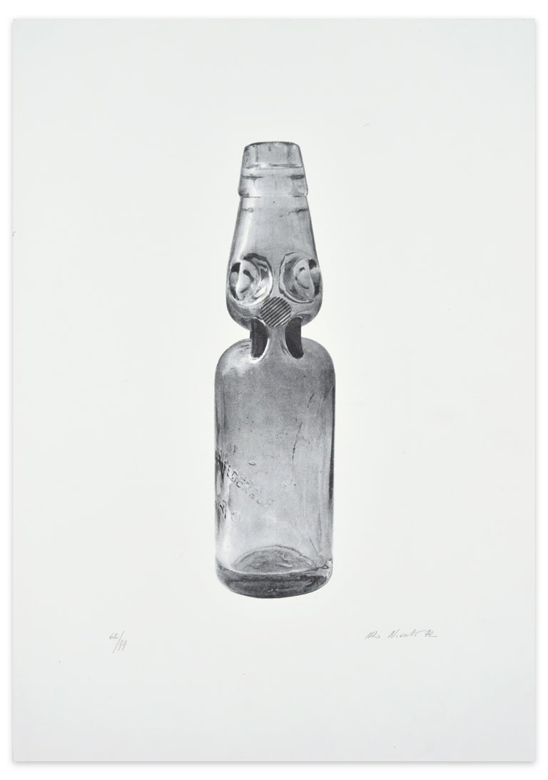 Ivan Novak - Glass Bottle - Original Photolithograph by I. Novak - 1972 ...