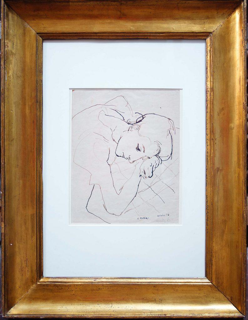 Portrait Drawings and Watercolors at 1stDibs | alvar sunol, lauren rinaldi