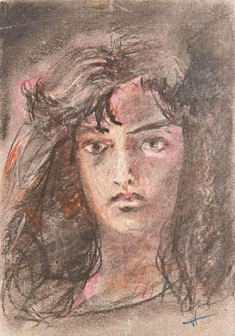 Hermann Paul - Portrait - Original Drawing by Hermann Paul - Early 20th ...