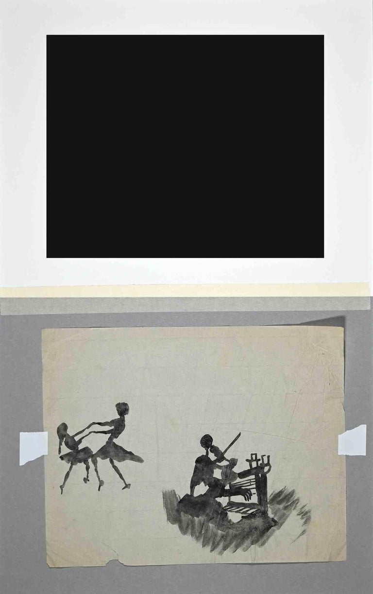 Mino Maccari - The Dance - Original Drawing by Mino Maccari - Mid-20th ...