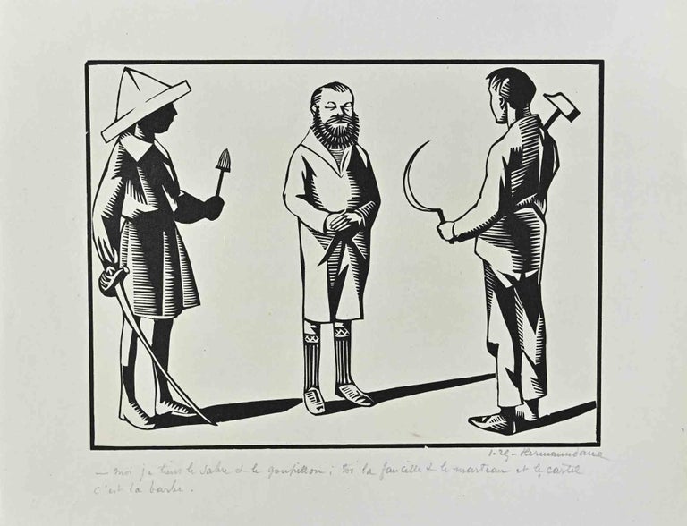 Hermann Paul - The Comparison - Original Drawing by Hermann Paul ...