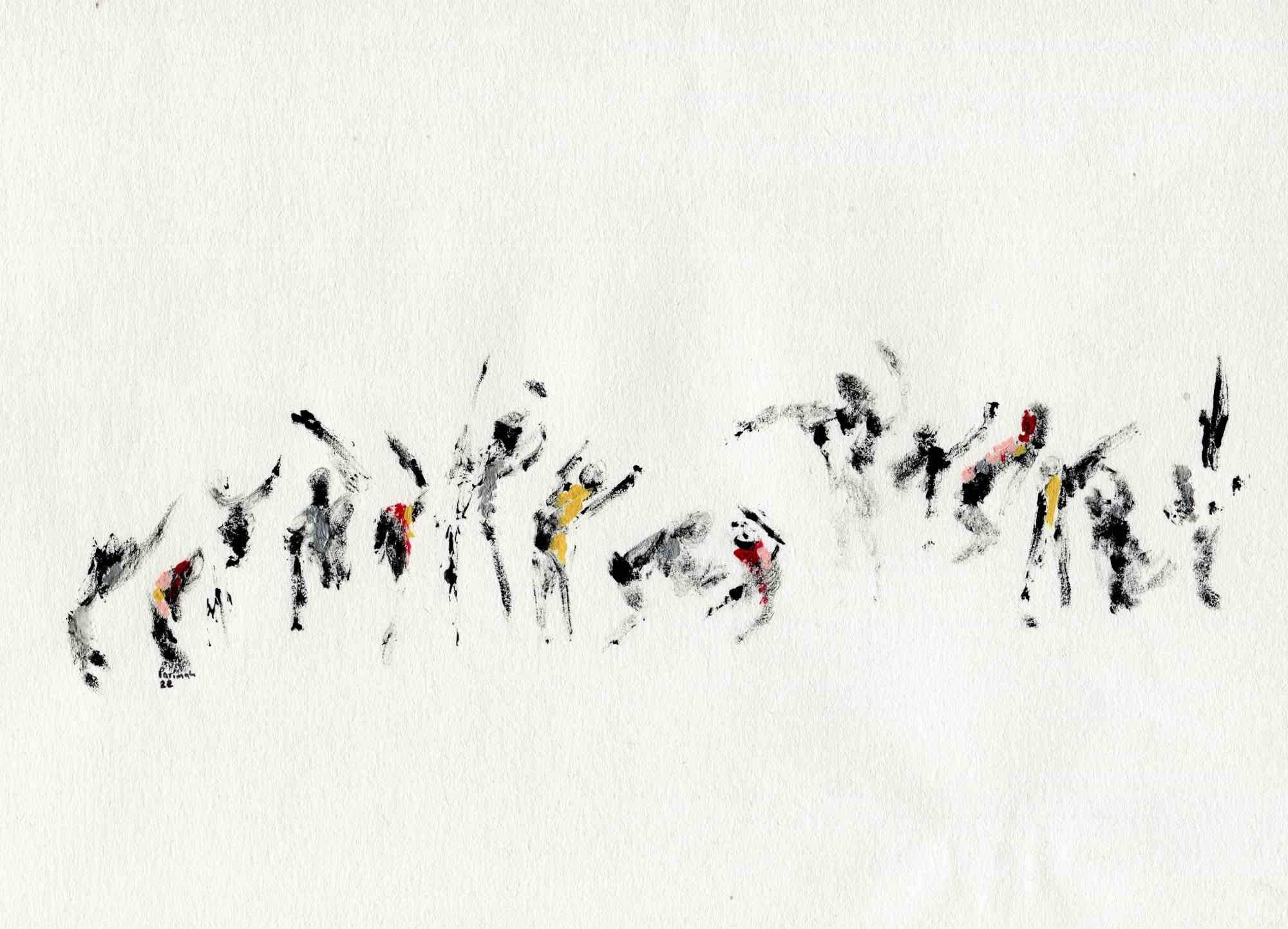 Parimah Avani - A Silvery Song of Revolution - Drawing by Parimah Avani ...