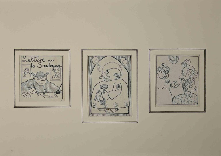 Filiberto Scarpelli - Story of a Boy - Pen Drawing by Filiberto ...