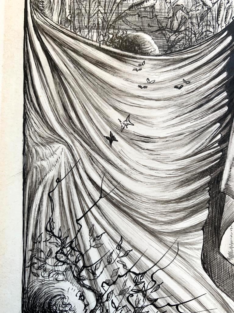 Salvador Dalí­ - Que Font Ces Gens - Ink Drawing by Salvador Dalì ...