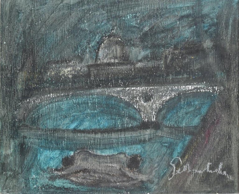 Nazareno Gattamenata - The Bridge - Drawing by Nazareno Gattamelata ...