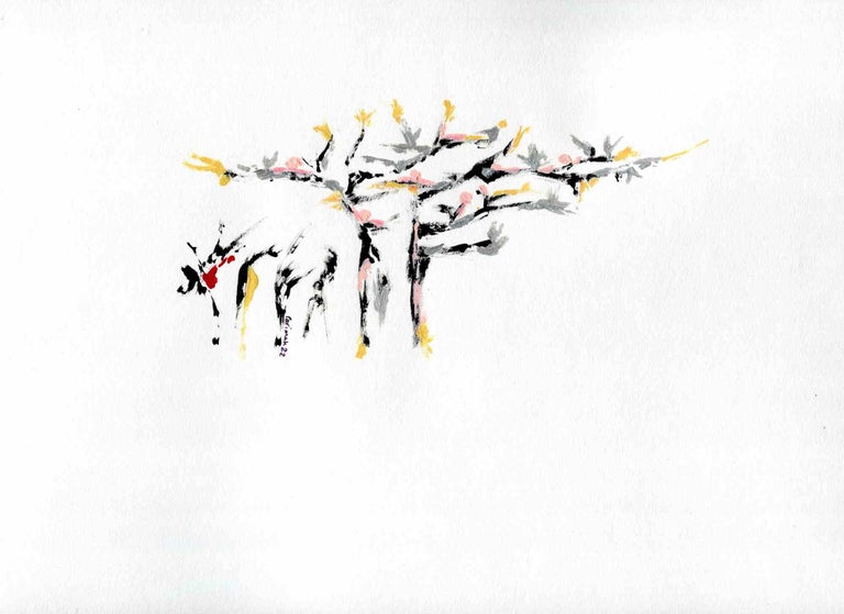 Parimah Avani - Venusian Tree Of Hope - Drawing by Parimah Avani-2022 ...