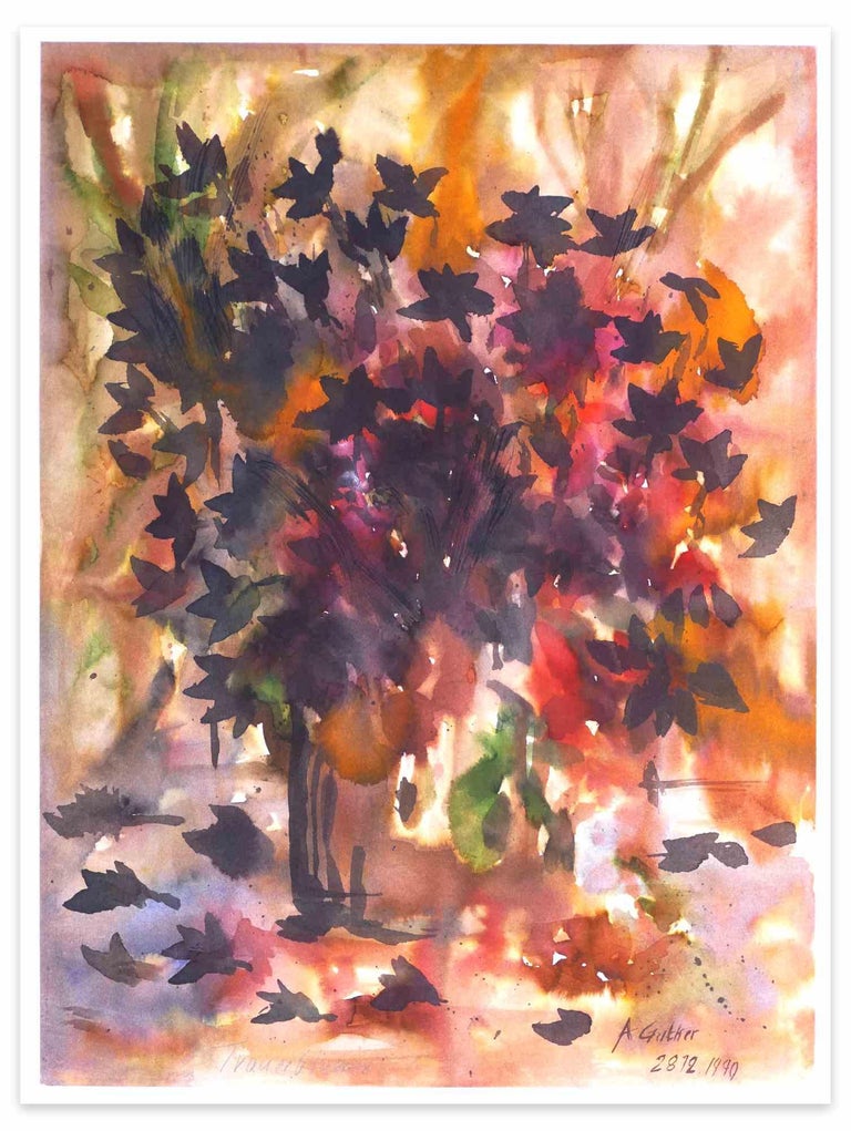 Armin Guther - Still Life - Watercolor by Armin Guther - 1990 For Sale ...