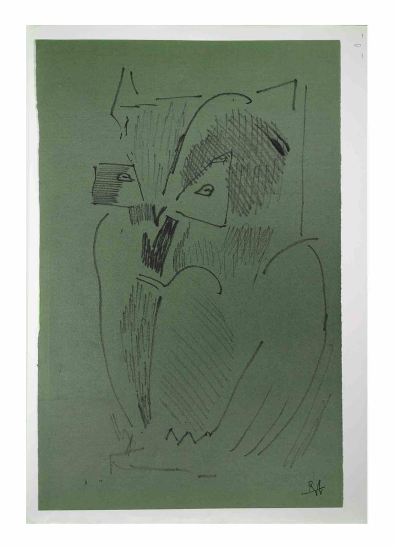 Reynold Arnould - Owl - Drawing By Reynold Arnould - 1960 For Sale at ...