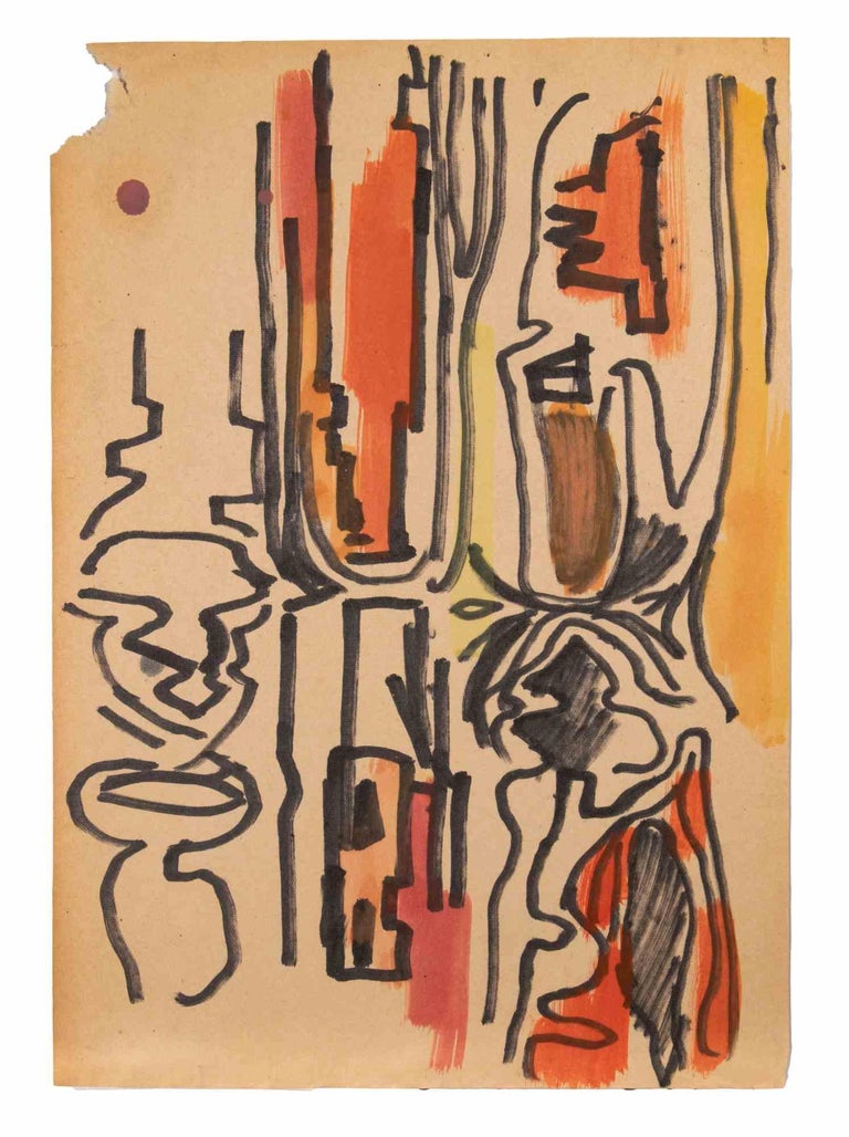 Reynold Arnould - Abstract Composition - Drawing By Reynold Arnould ...